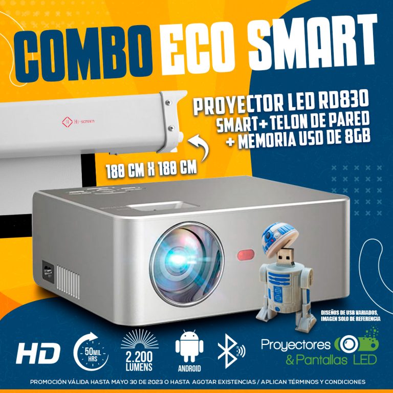 COMBO TRIPLE RD853 - Proyectores y Pantallas LED